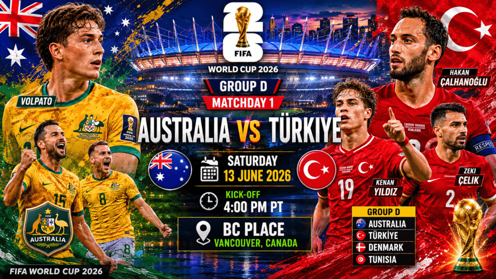 Australia - Turkey Official Lineups for World Cup - Italian Soccer ...