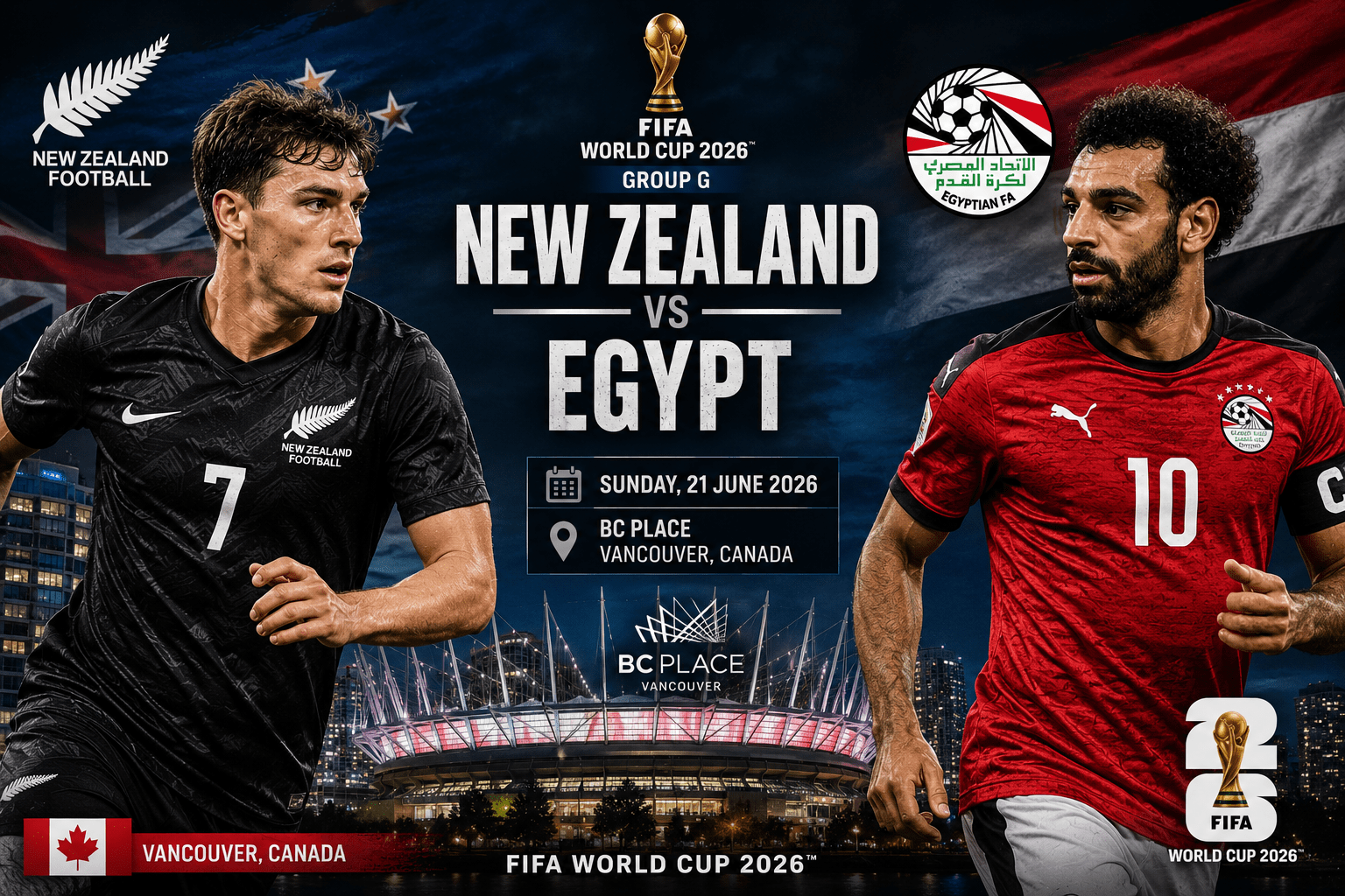 New Zealand vs Egypt Official Lineups for World Cup - Italian Soccer ...