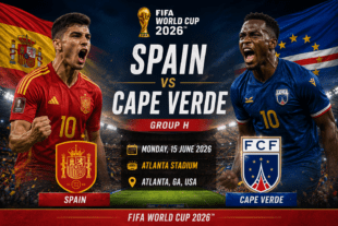 Spain vs Cape Verde official lineups, Monday, 15 June 2026, World Cup ...